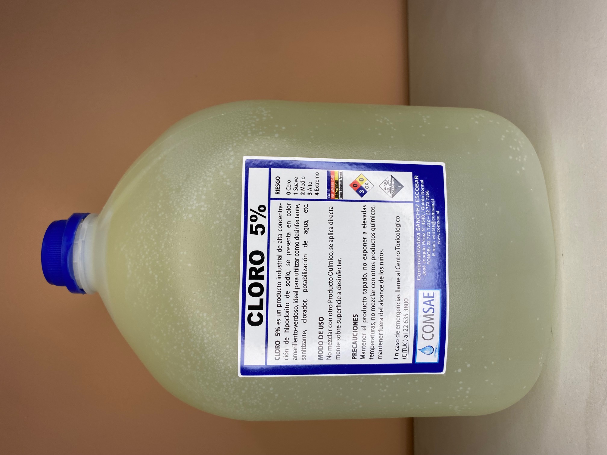 CLORO LIQUIDO VERSUS 5 LT CONC. 5% ACT. – nuevoaireweb